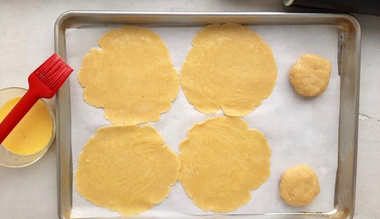 Mini Savory Galettes - Rustic Appetizers - Sugar and Spice